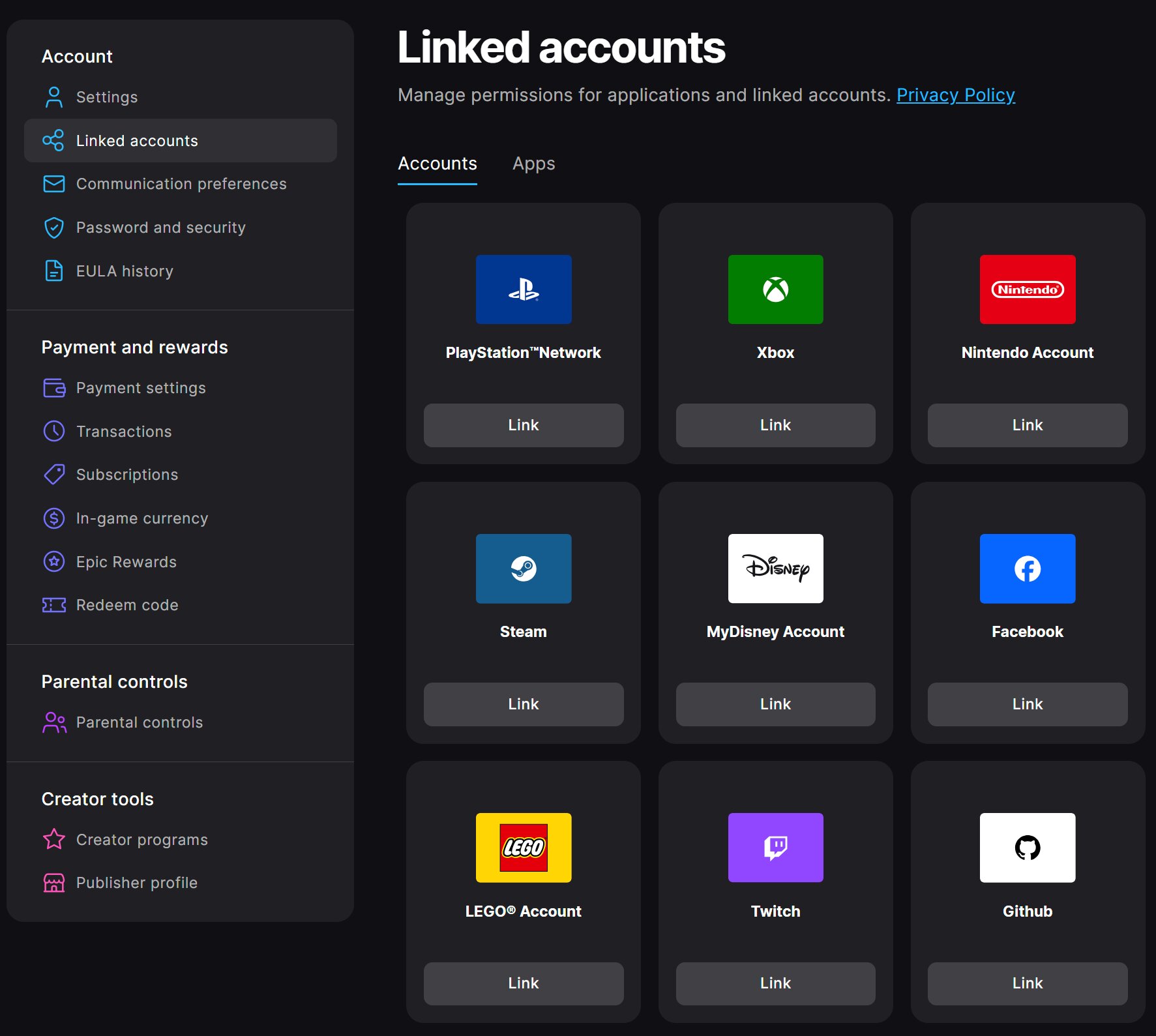 W jaki sposób mogę połączyć swoje konto GitHub z kontem Epic Games? — pomoc z kategorii Konta