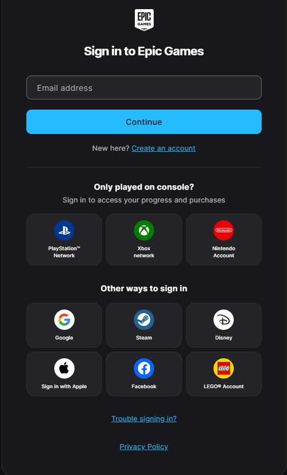 How do I change the platform account I have linked to my Epic Games ...